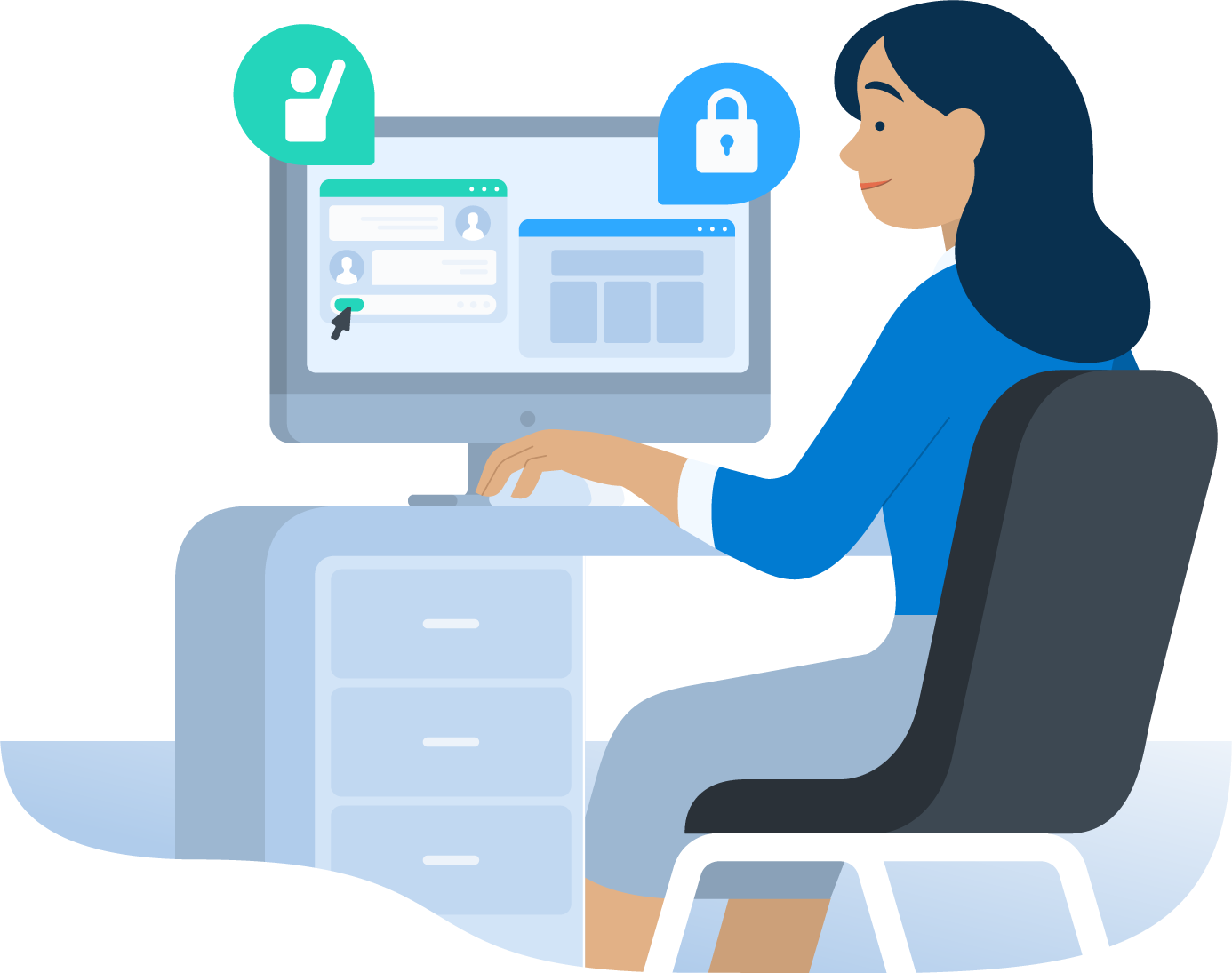 Teachers can guide lessons and keep students focused in any environment