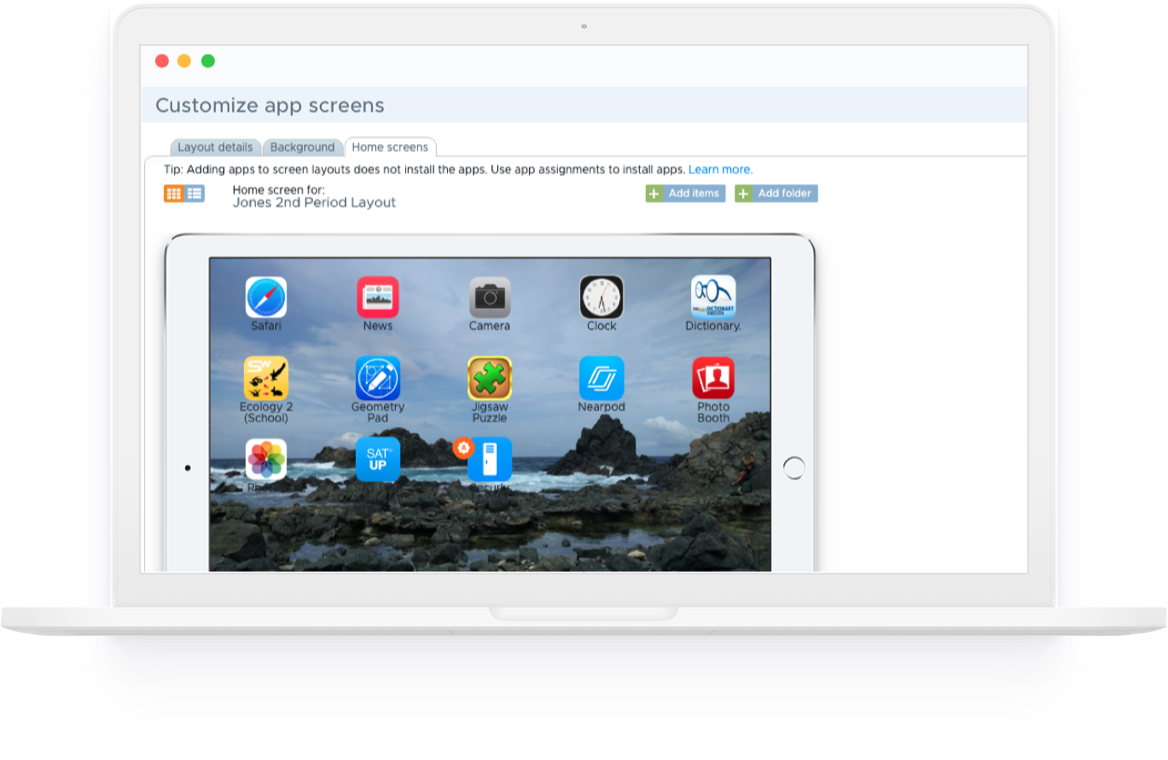 Mobile device management designed for schools with Apple devices